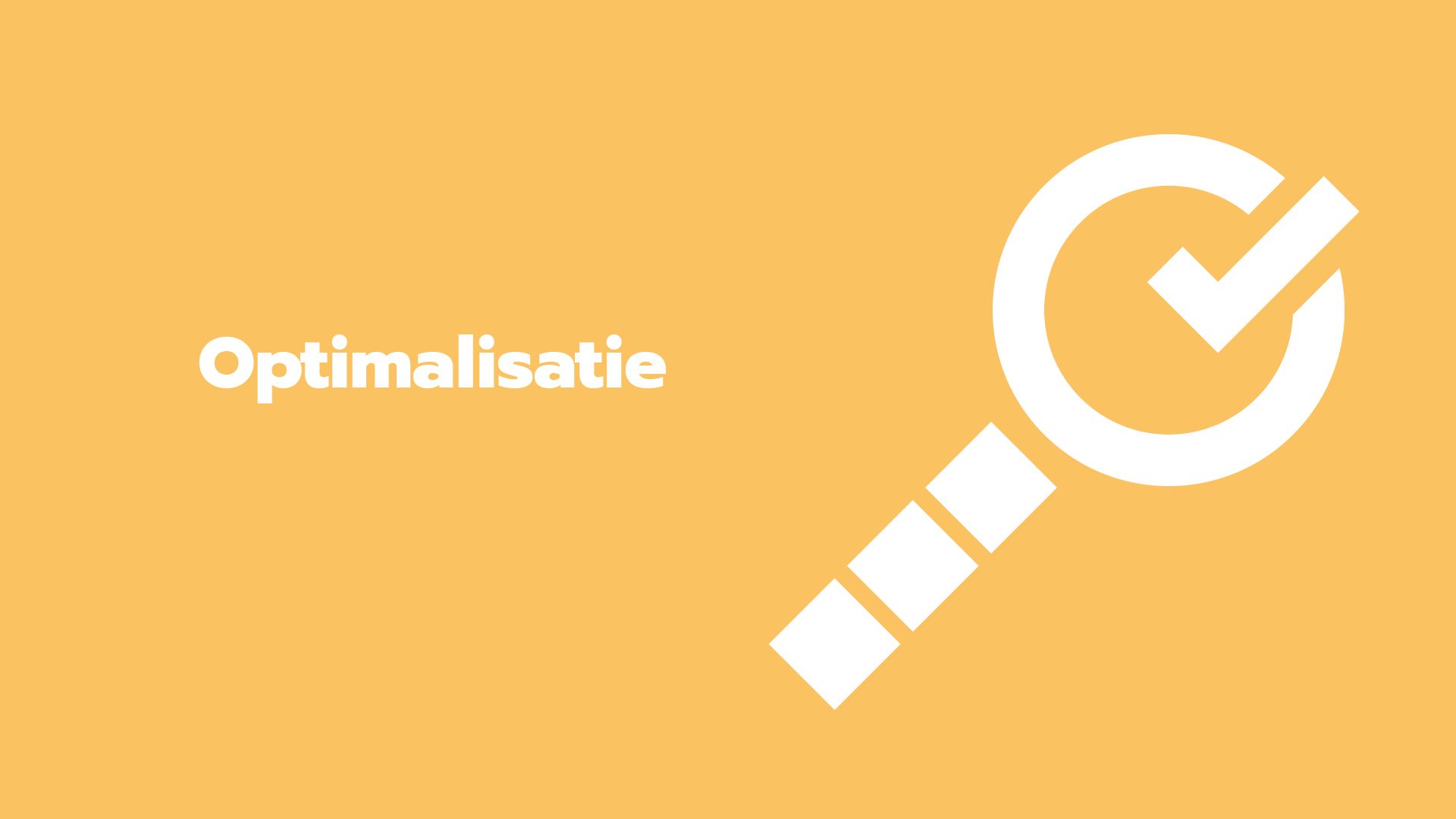 Optimalisatie - Ononderbroken bijsturen voor resultaat - OMcollective