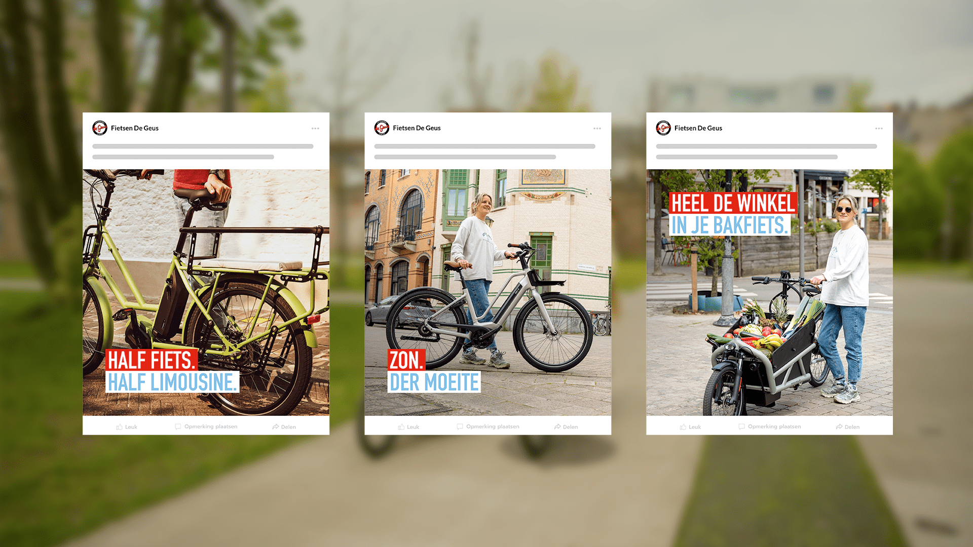 De voorjaarscampagne van Fietsen De Geus loopt op wieltjes - OMcollective